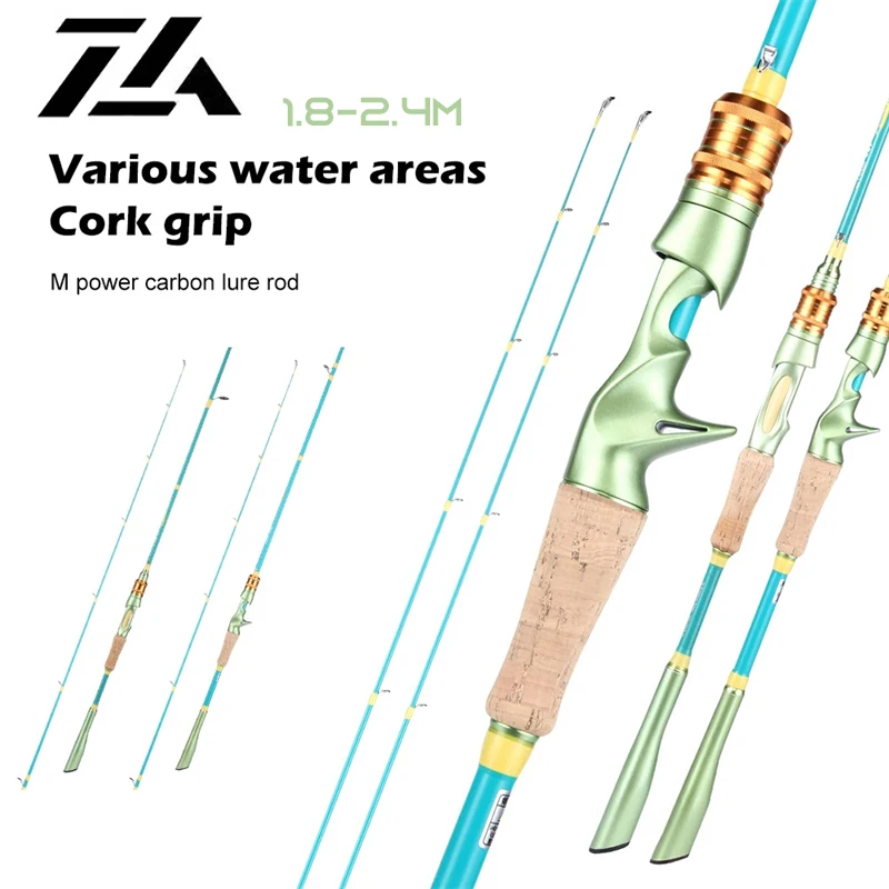 Ultra-Light-Fishing-Rod-1-8m-Carbon-Casting-Spinning-Rod-M-Power-Fast ...