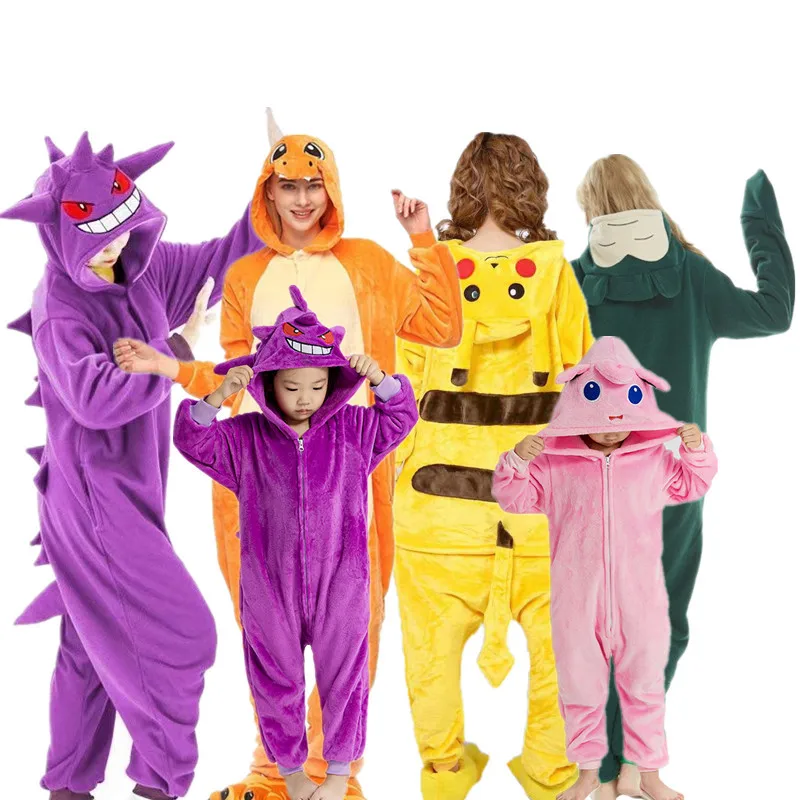 Cosplay-Costume-Onesie-Pokemon-Anime-Gengar-Kigurumi-Charizard-One ...