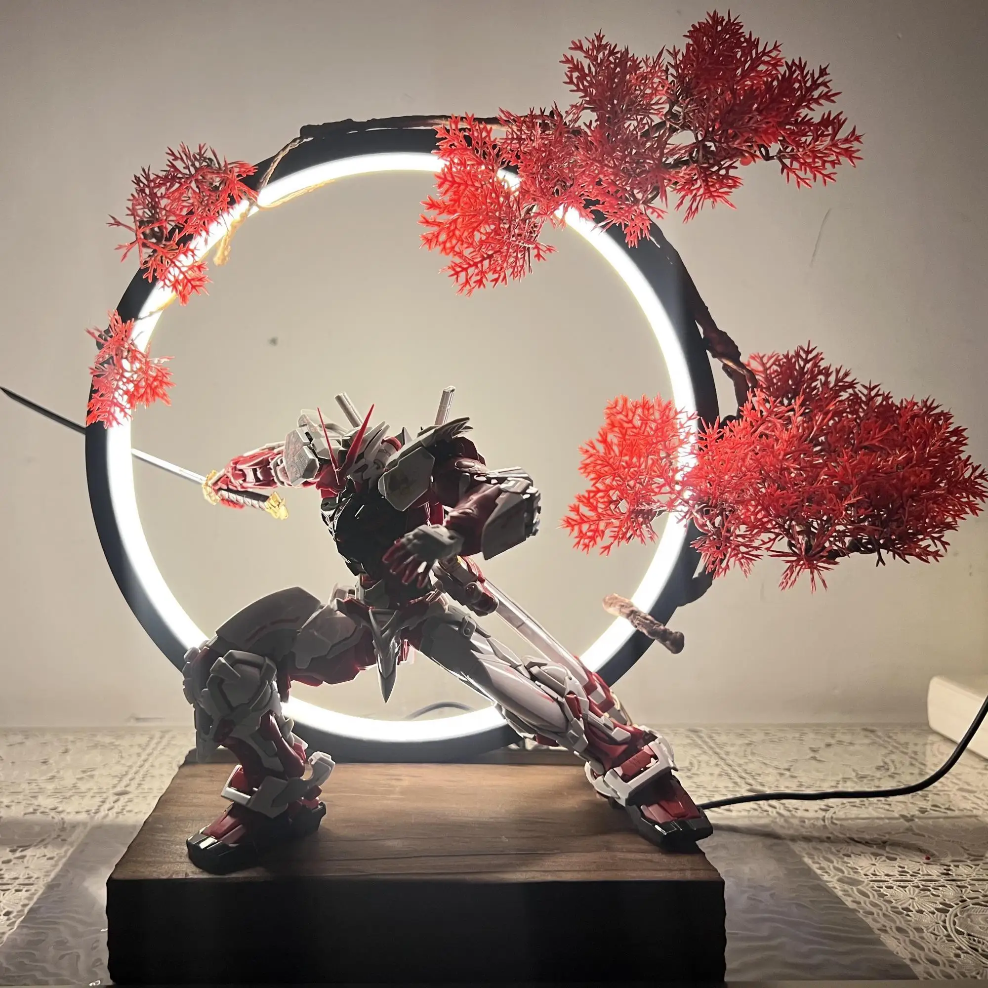 In-Stock-Anime-Mobile-Suit-Warm-Light-Led-Ring-Lamp-Usb-Socket-Display ...