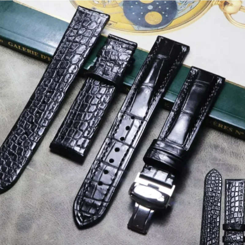 20mm-21mm-22mm-Two-sided-Crocodile-Skin-Strap-Genuine-Leather ...