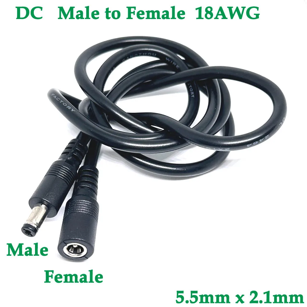 DC-Power-Cable-5-5mm-x-2-1mm-DC-Cable-12V-18AWG-Extension-Cord-Male ...