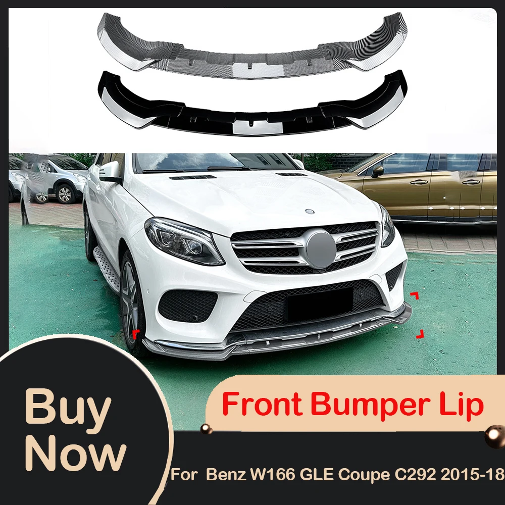 For-Mercedes-Benz-GLE-W166-GLE-Coupe-C292-2015-18-Body-Kit-Front-Bumper ...