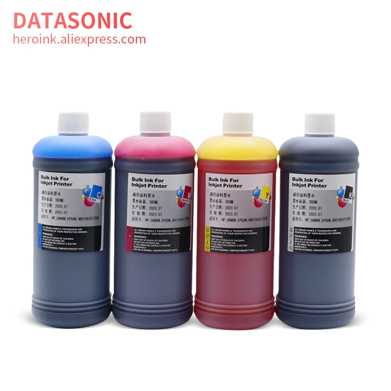 500ml Dye Ink for HP 10 82 for HP Designjet 500 500ps 800 800ps 100 110 ...