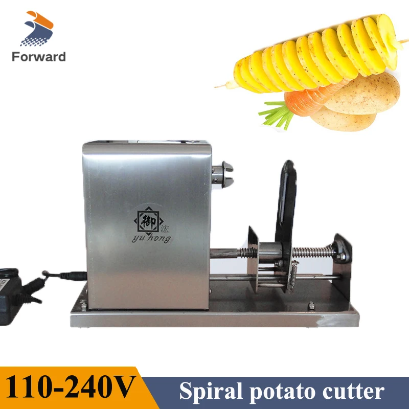 Electric-Tornado-Potatoes-Machine-Spiral-Potato-Slicer-Chips-Cutter ...