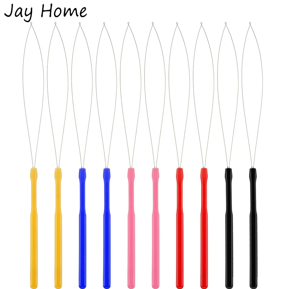 2/10pcs Plastic Needle Threader Flexible Wire Loop Threader Sewing Loop ...