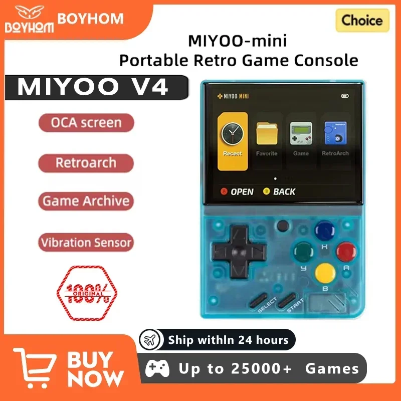 MIYOO-MINI-V4-PortableRetro-Handheld-Game-Console-2-8Inch-IPS-Screen ...