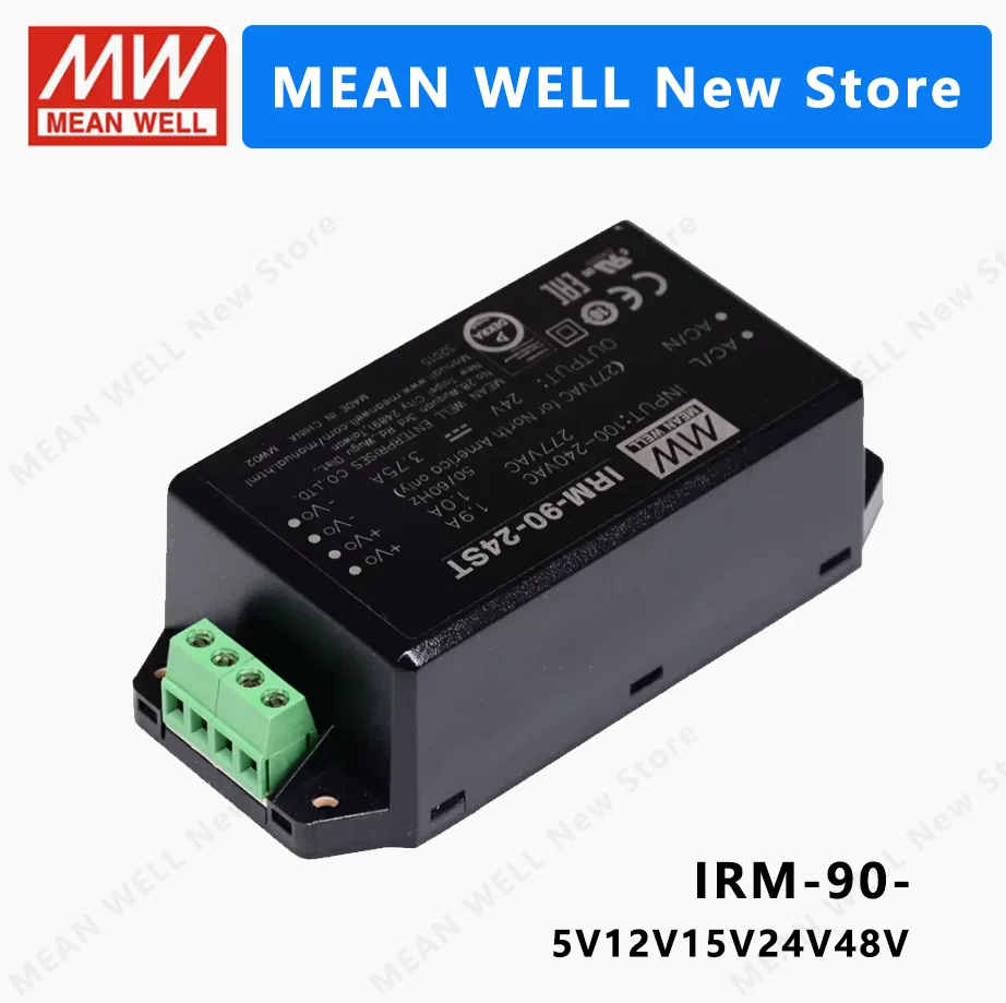 MEAN WELL IRM-90 IRM-90-12 IRM-90-15 IRM-90-24 IRM-90-48 IRM-90-12ST ...
