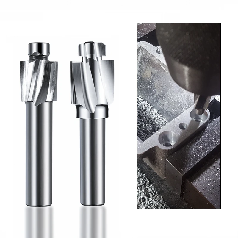 Drill Bit HSS Milling Cutter Counterbore End Mill Pilot Slotting Tool ...