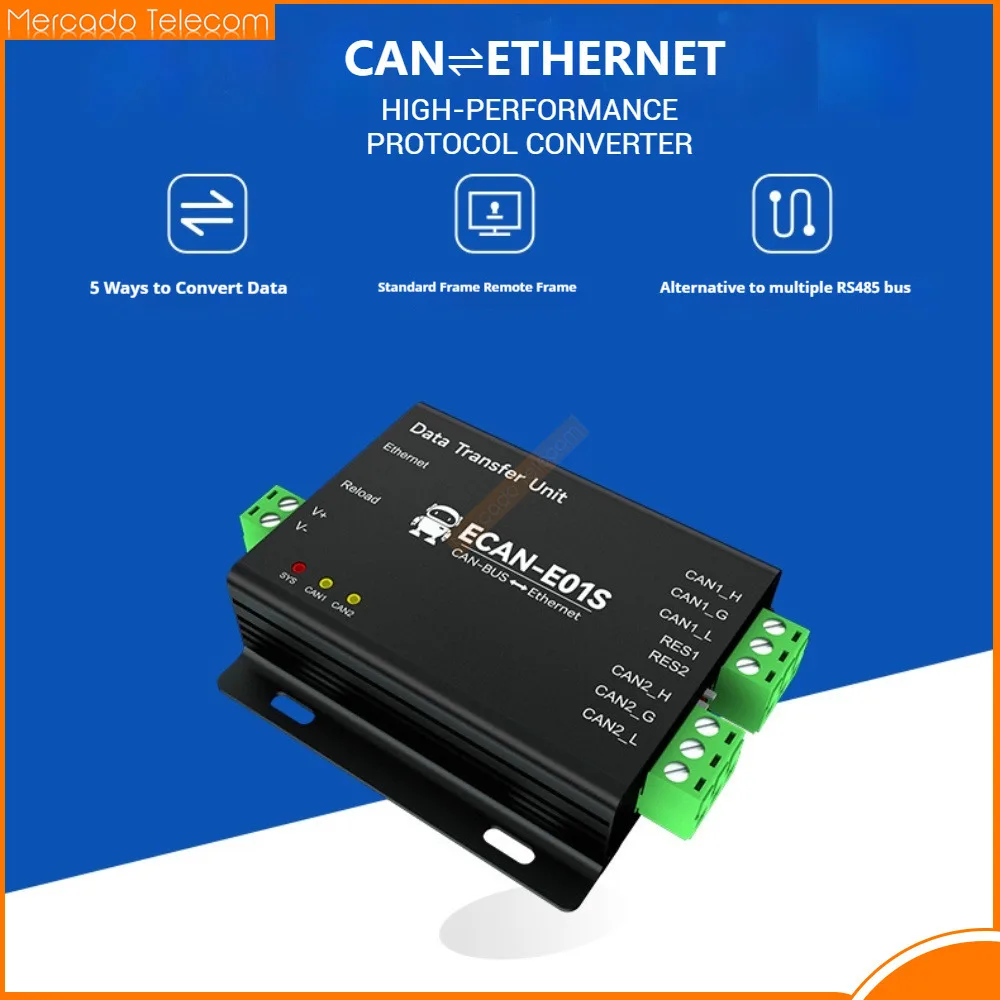 AN To Ethernet Protocol Converter CDSENET ECAN-E01S: Real-World ...