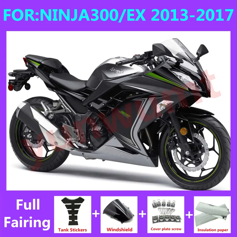 New-ABS-Motorcycle-Fairing-kits-Fit-for-ninja-300-ninja300-2013-2014 ...