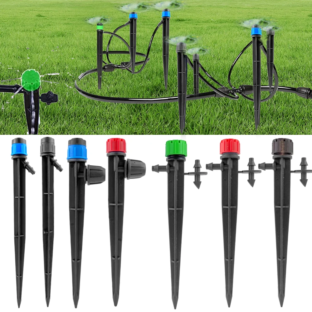 Irrigation-Dripper-Drip-Emitters-Micro-Spray-Adjustable-360-Degree ...