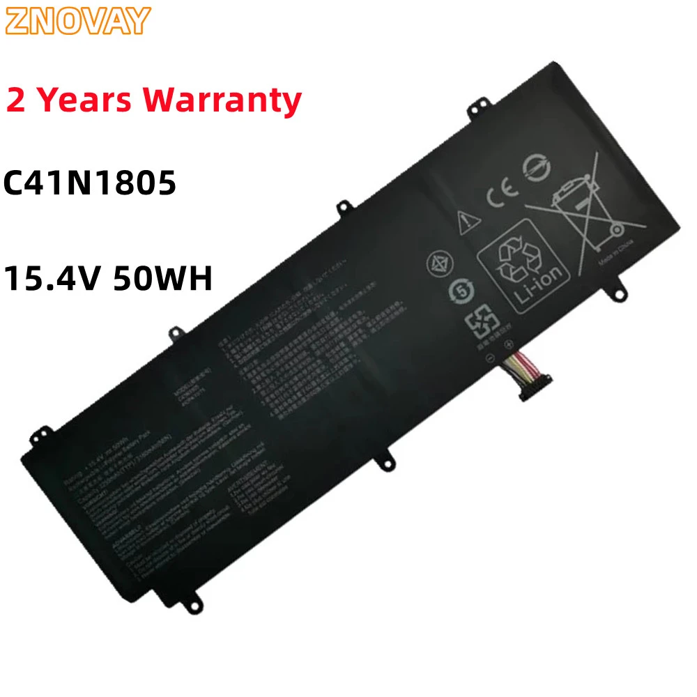 Znovay C41n1805 0b200-03020000 15.4v 50wh Laptop Battery Batteries For ...