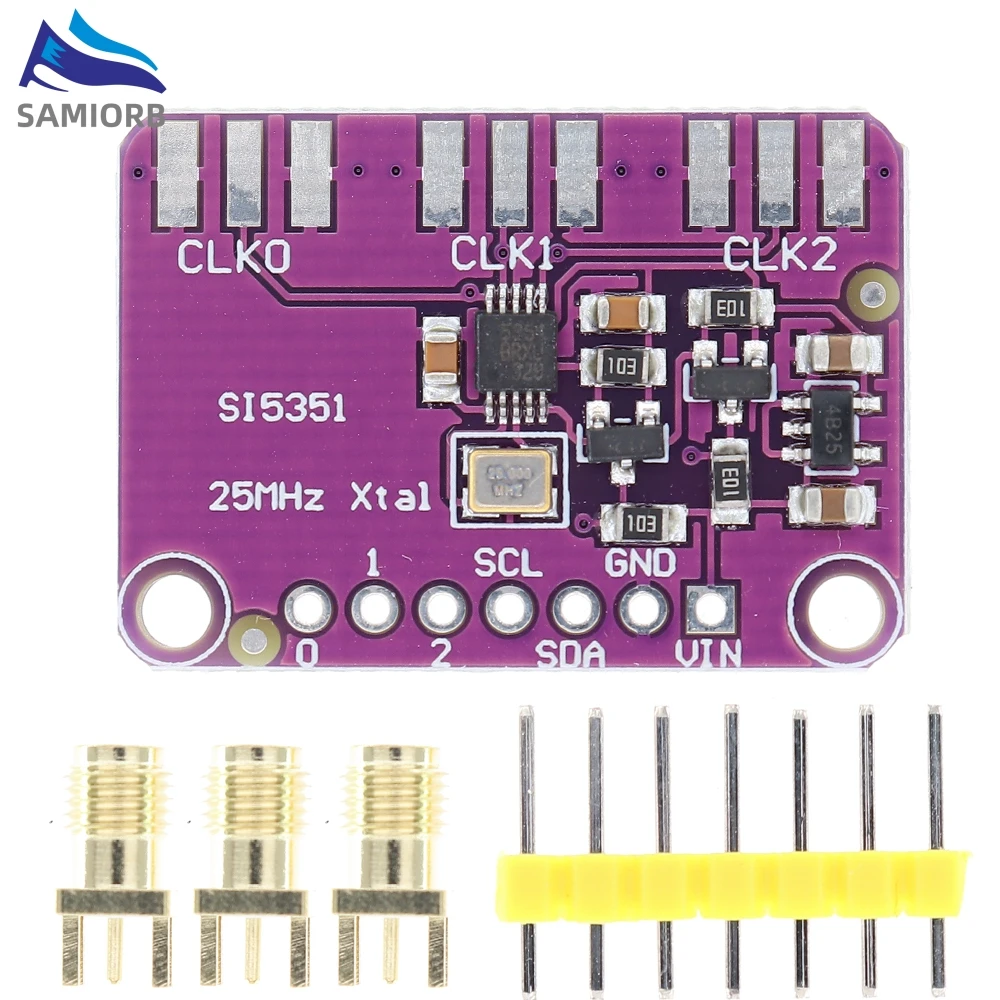 1PCS-DC-3V-5V-Si5351A-Si5351-I2C-Clock-Generator-Breakout-Board-Module ...
