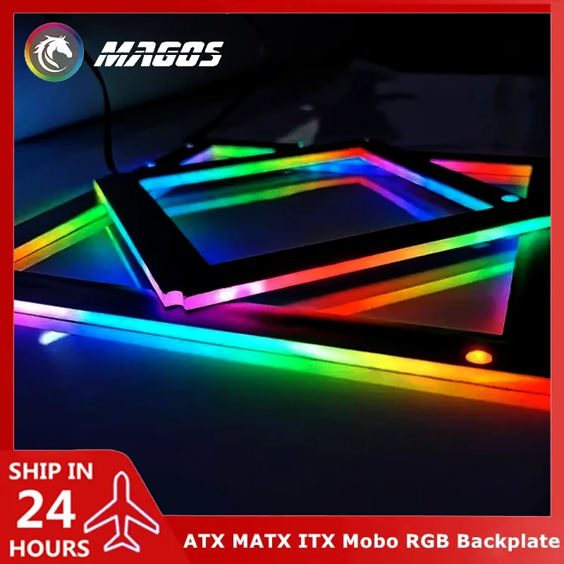 Computer-Motherboard-Backlight-RGB-Backplate-Frame-Symphony-5V-ARGB ...