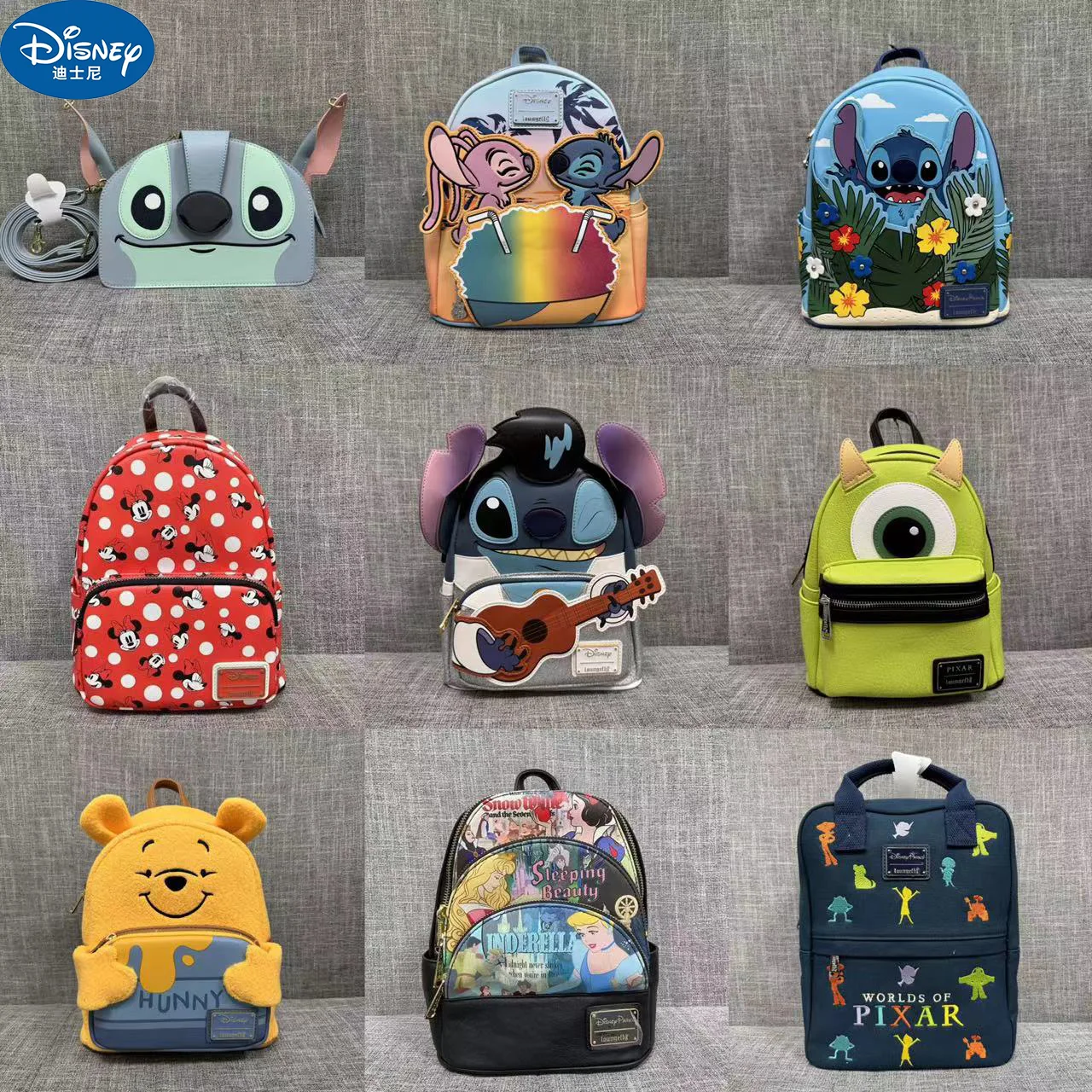 Genuine-Disney-Stitch-Loungefly-Backpack-Cartoon-Cute-Marvel ...