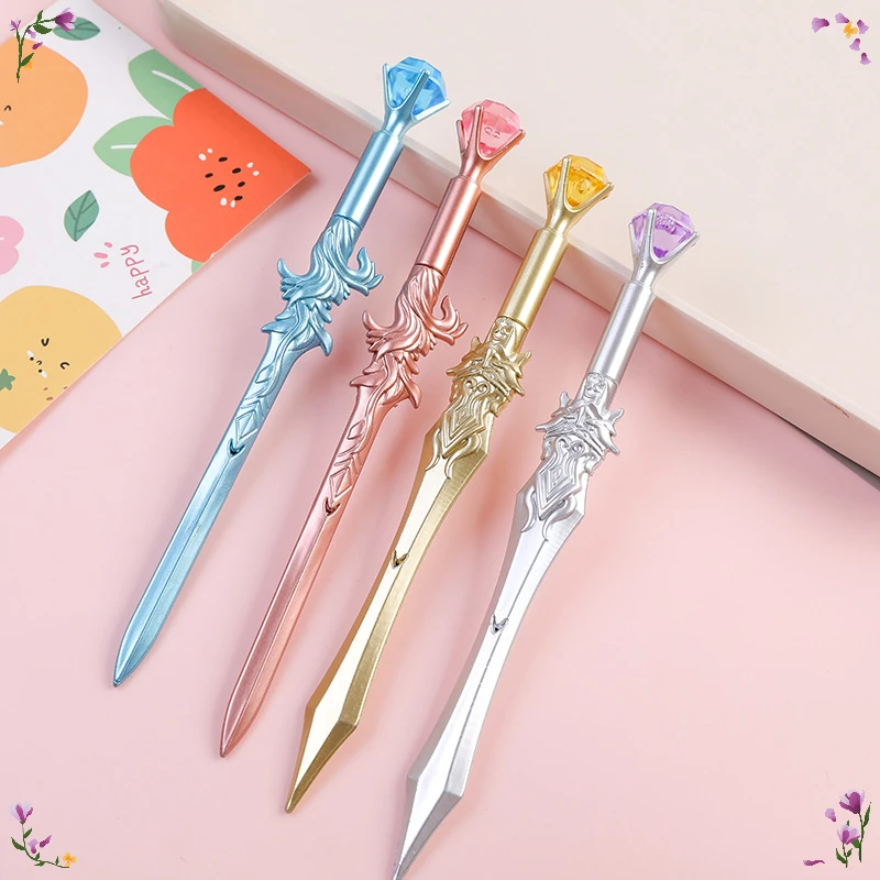 24-Pcs-Creative-Creative-Office-Supplies-Diamond-Sword-Signature-Pens ...