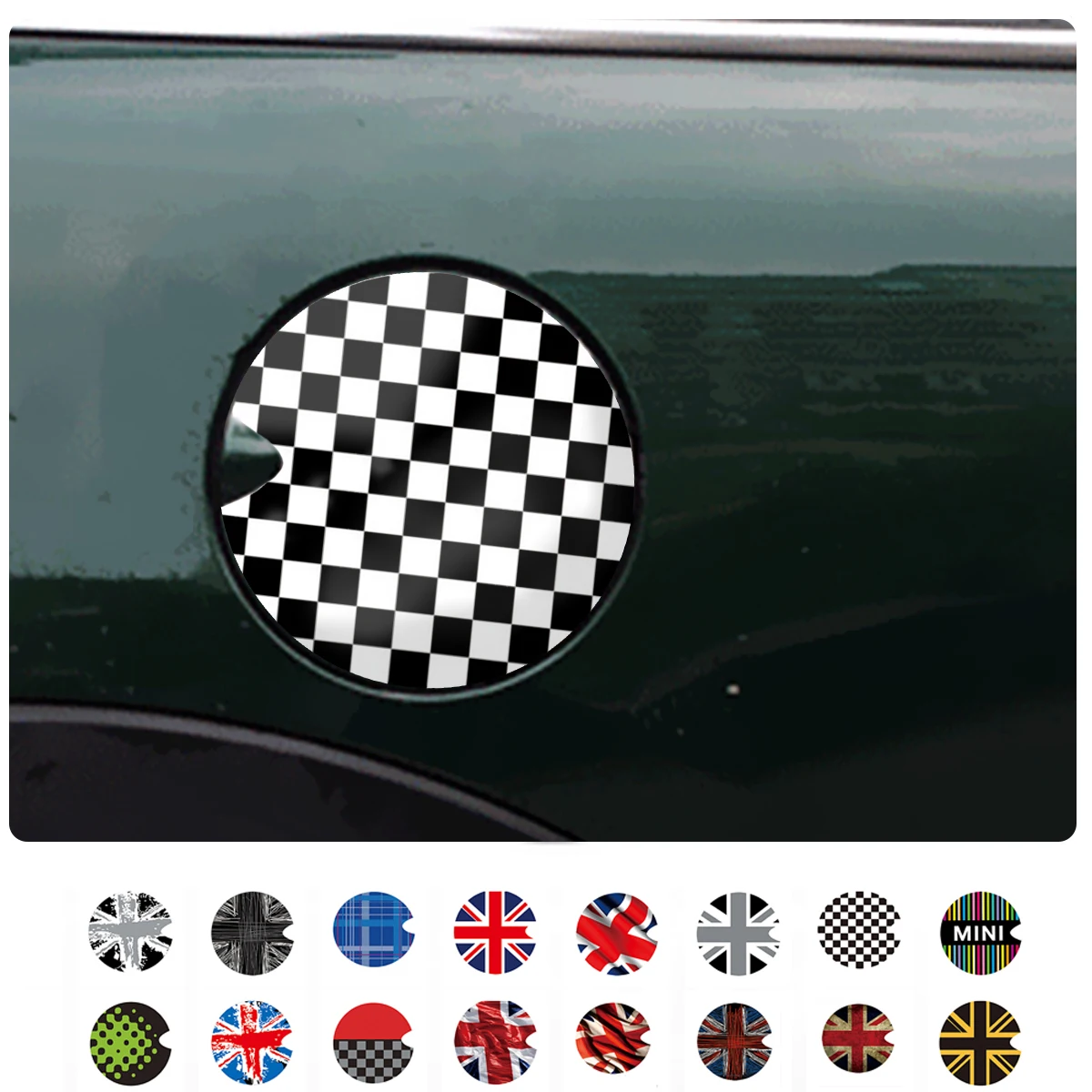 Gas-Tankdop-Grafische-Union-Jack-Stickers-Voor-Mini-Cooper-Hatch-Een ...