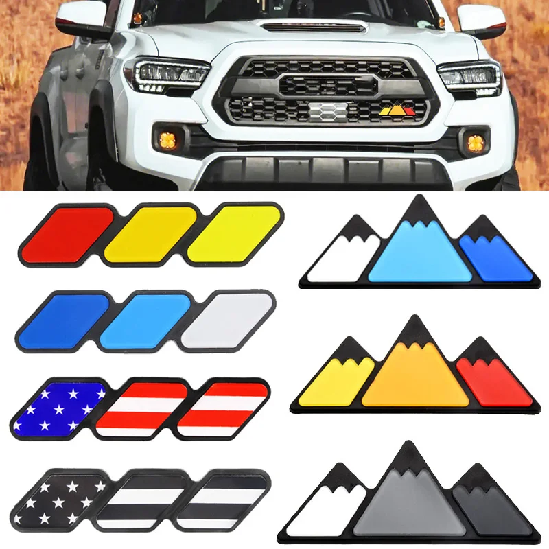 3-Colors-Grille-Badge-Emblem-For-Toyota-TRD-Tacoma-Tundra-4Runner ...