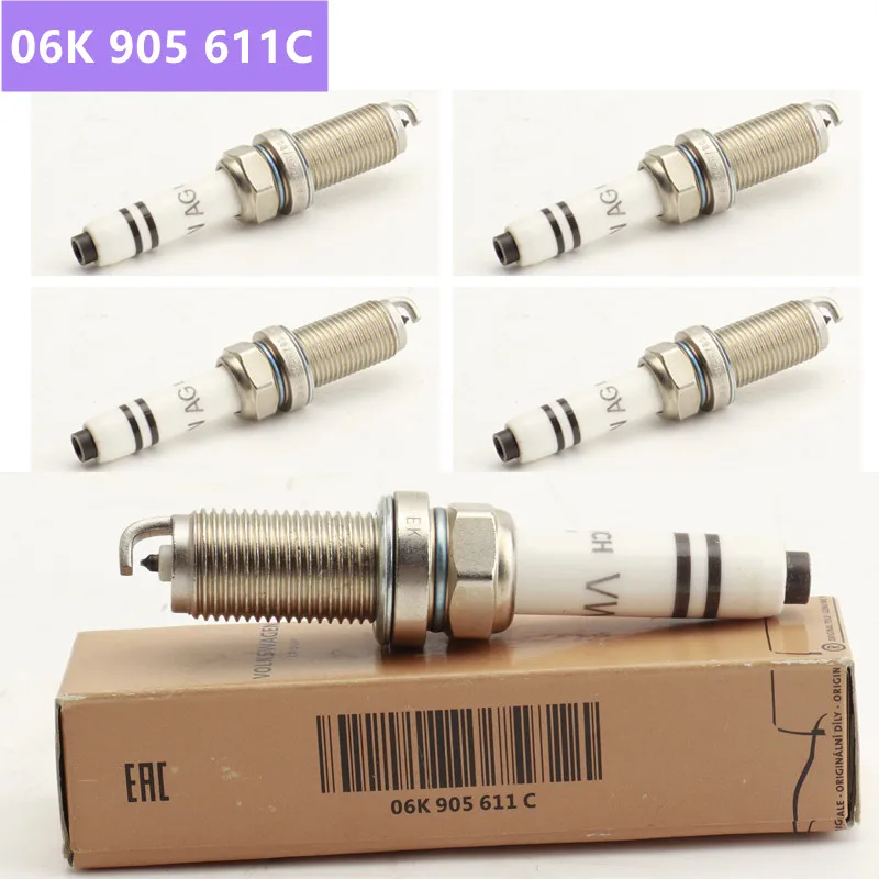 4PCS-06K905611C-0241245673-Spark-Plug-For-VW-Audi-A3-A4-A5-A6-TT-Q5 ...