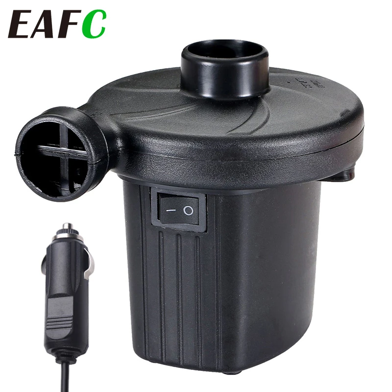 Car Inflatable Pump Ac 12v Car Electric For Camping Air Bed Inflate ...