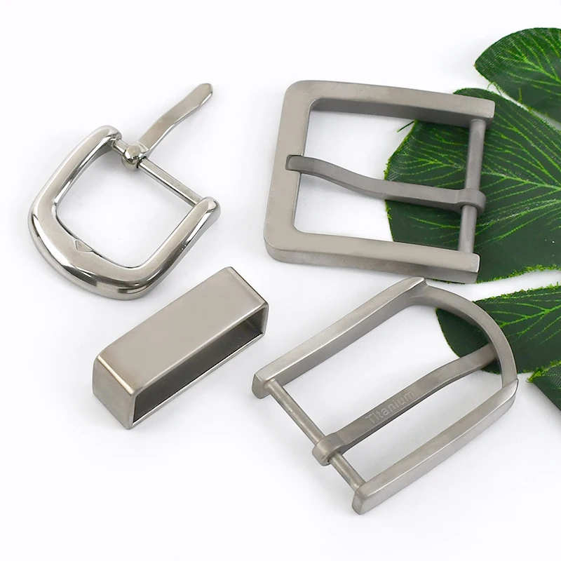 1Pc 25-40mm Pure Titanium Alloy Belt Buckles for Men Women Pin Buckle ...