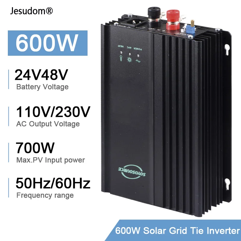 GTN 600W AC 110V 220VMPPT Solar Grid Connected Inverter Adjustable ...