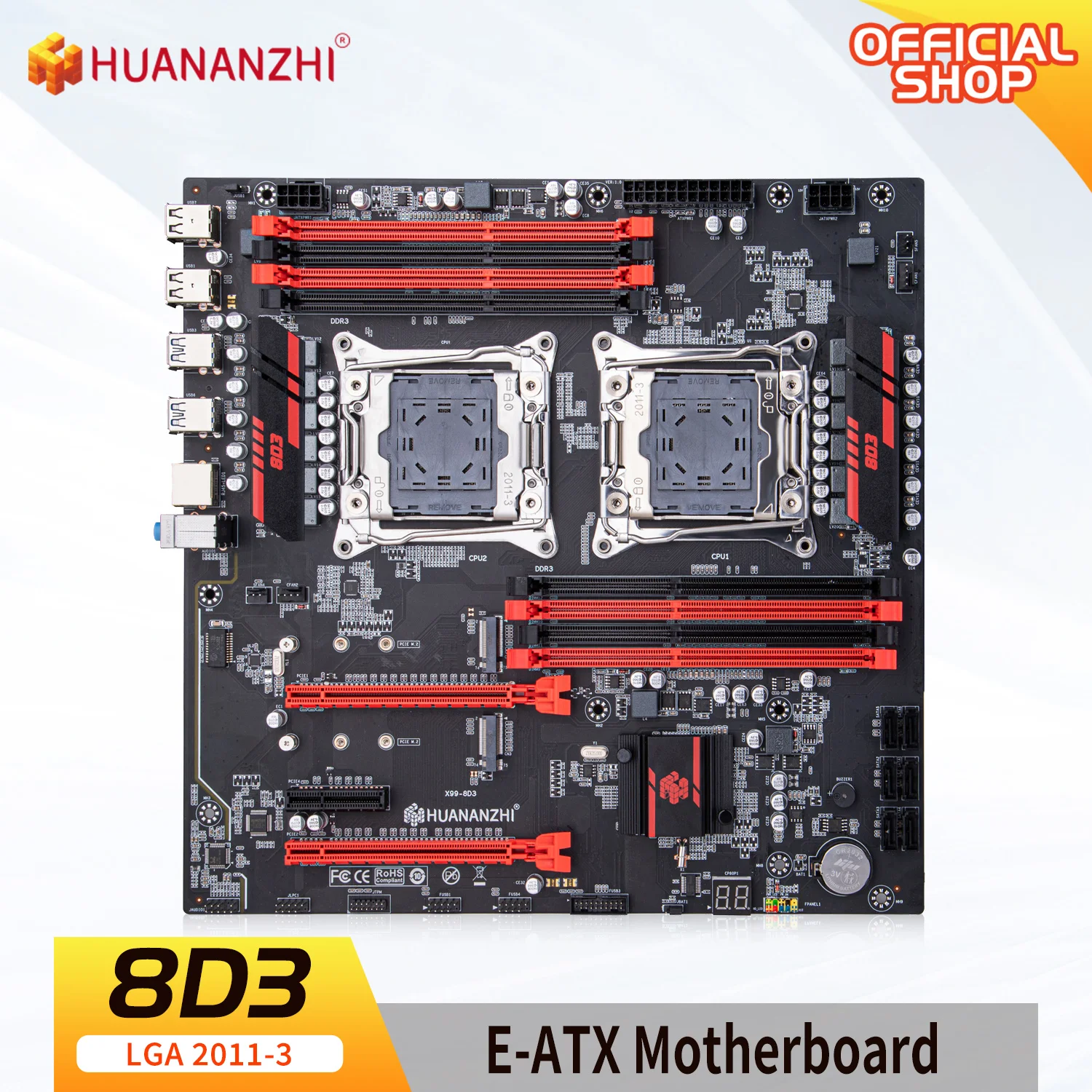 HUANANZHI-X99-8D3-LGA-2011-3-XEON-Motherboard-Dual-CPU-support-LGA-2673 ...