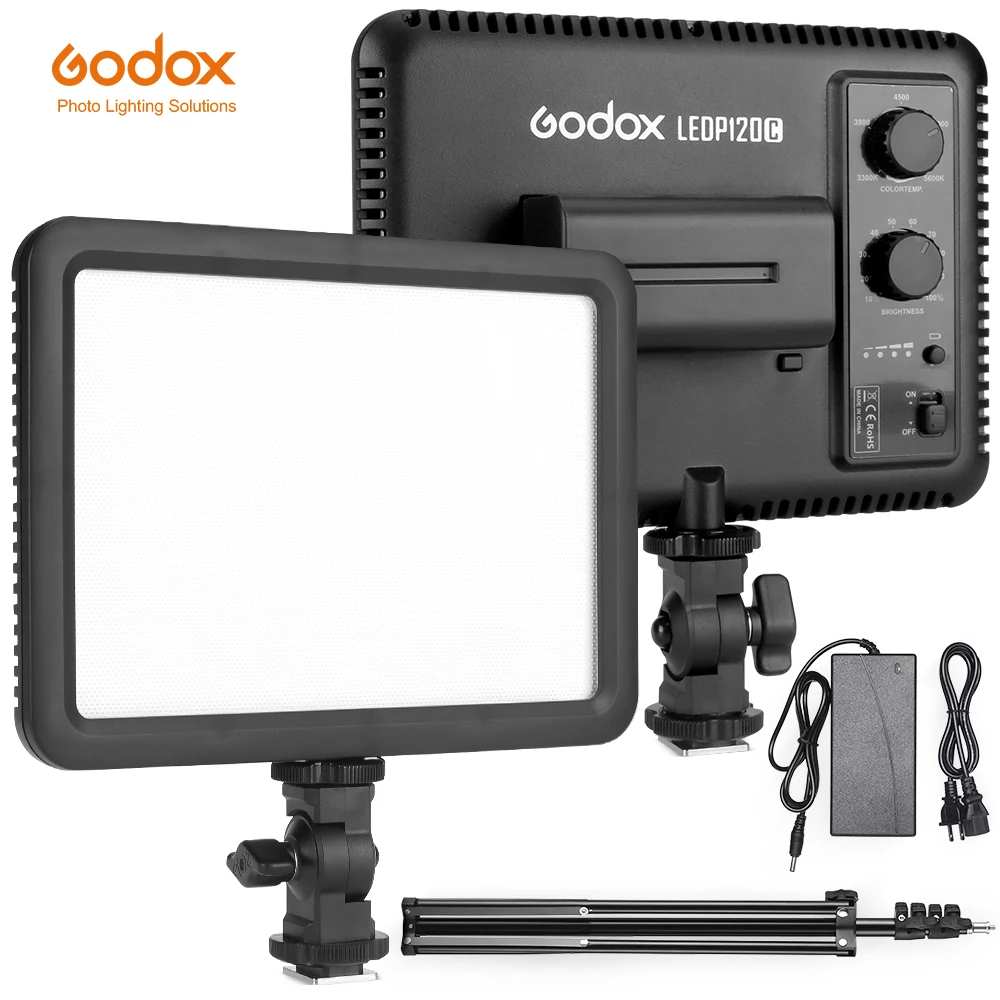 Godox-Ultra-Slim-LEDP120C-LED120C-3300K-5600K-Studio-Video-Continuous ...