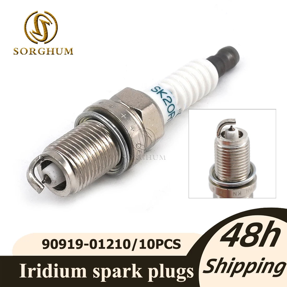 Sorghum 10PCS For Toyota Scion Camry RAV4 Tundra Lexus 4.7L/V8 SK20R11 ...