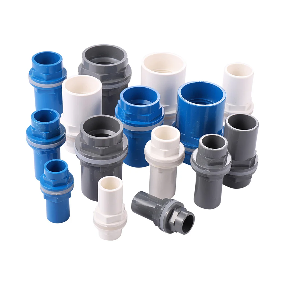 20~50mm PVC Waterproof Pipe Butt Connector Garden Lawn Straight Water ...