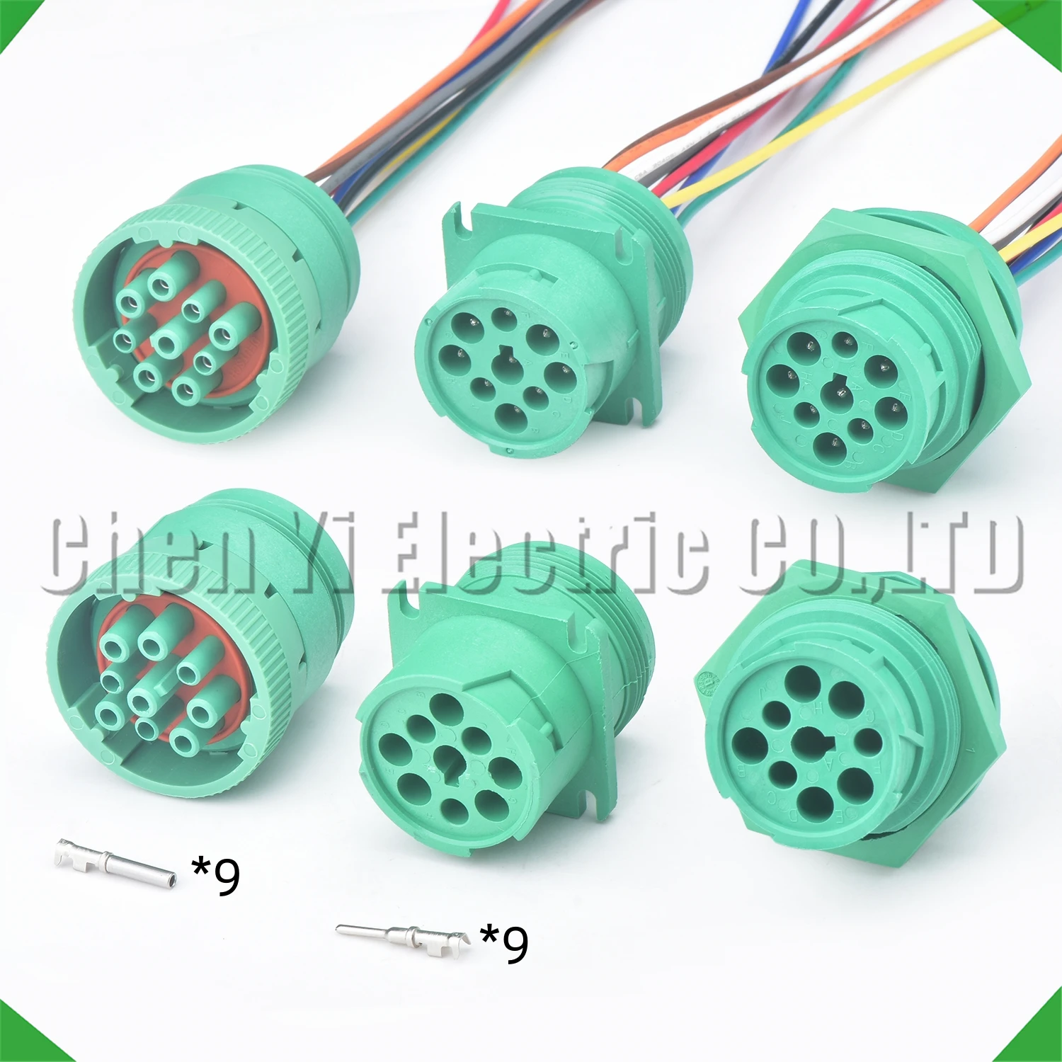 9 Pin Auto Connectors Diagnosctic Tool Wire Harness plug For Deutsch ...