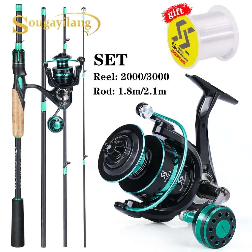 Sougayilang-1-8m-2-1m-Spinning-Fishing-Rod-and-Reel-Set-0-5lb-Lure ...