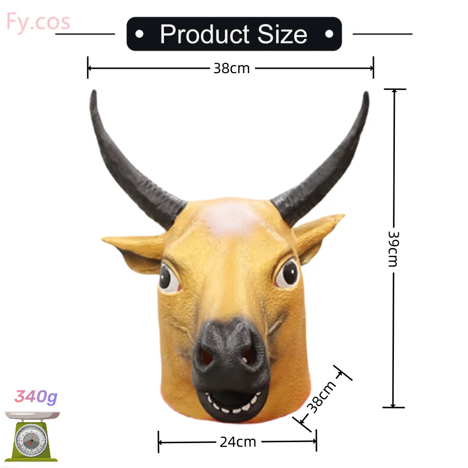 Bull Head Masks For Costume
