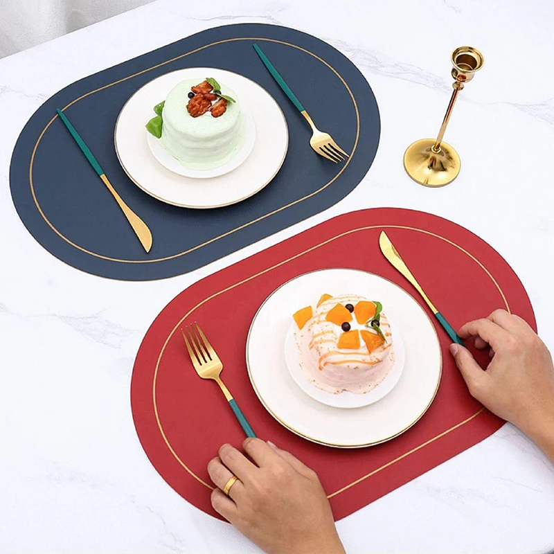 PU-Placemats-for-Table-Waterproof-Non-Slip-Coaster-Nordic-Style-Multi ...