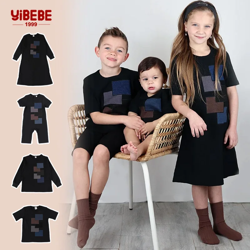 Kids-Boys-Girls-Spring-Summer-Family-Matching-Clothes-Cotton-Fashion ...