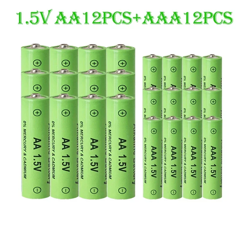AA-AAA-Rechargeablebattery-AA1-5V9800mAh-1-5VAAA-8800mah-Alkaline-Battery-Remote-Control ...