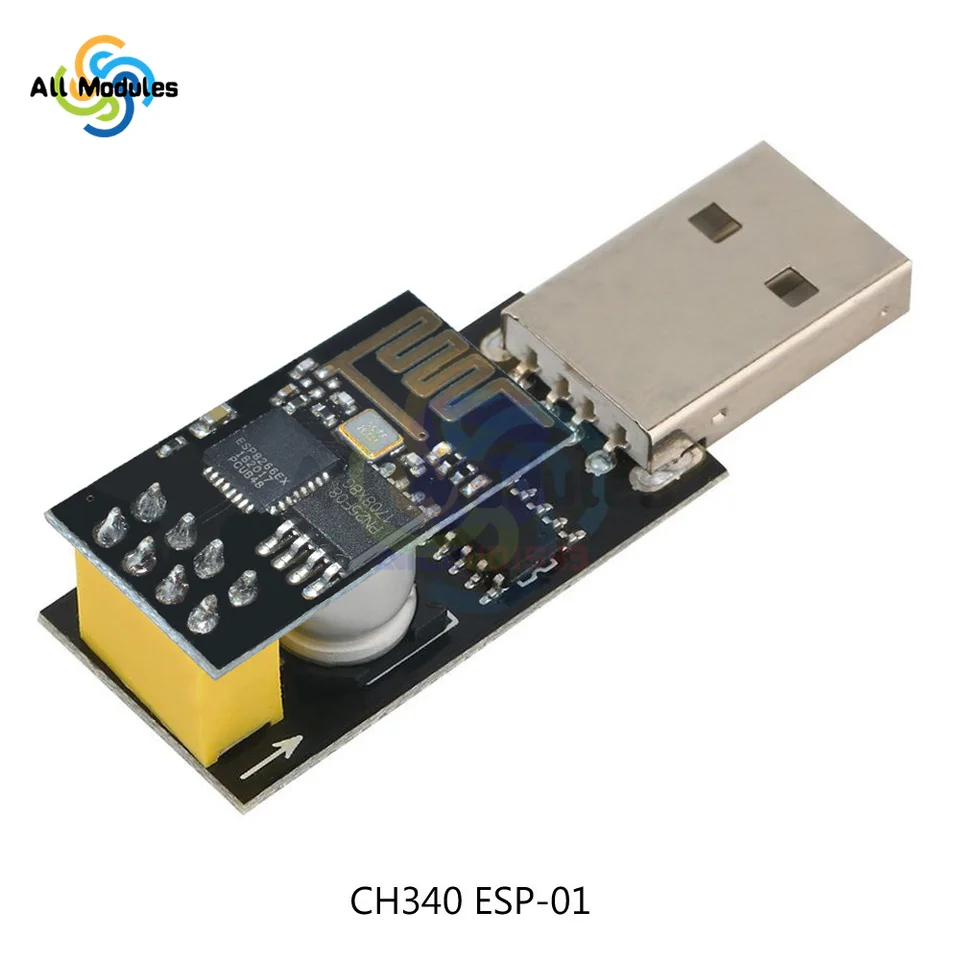 Usb To Esp8266 Esp01 Serial Wifi Wireless Adapter Module Wch340g