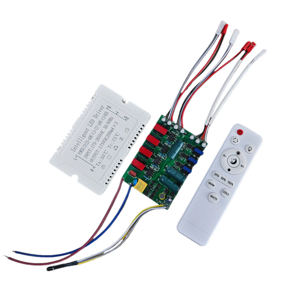 Infrared LED Driver CX-25-40Wx2+37-50Wx2+RGB Remote Control Intelligent ...
