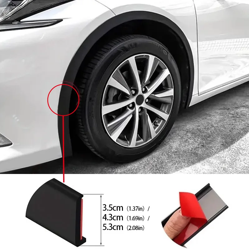 Universal-Auto-Wheel-Arches-Wing-Eyebrow-Mudguard-Lip-Body-Protector ...