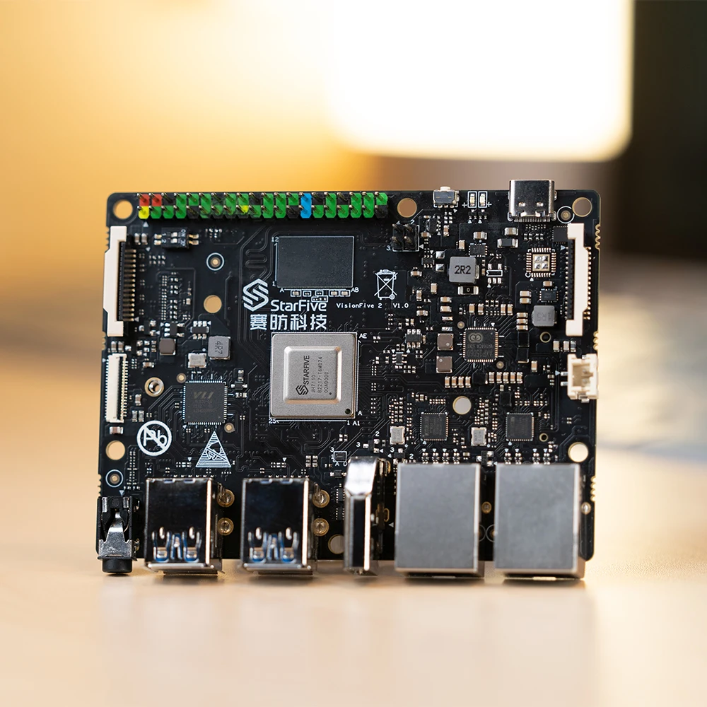 Green VisionFive2 RISC-V AI Single Board Computer Based On Home Assistant
