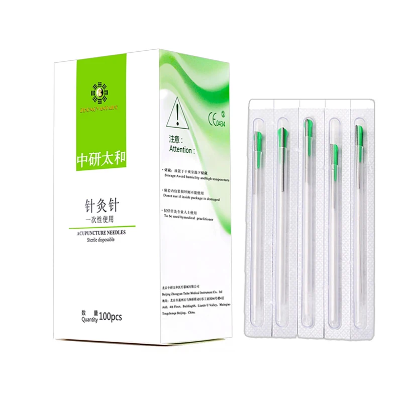 100pcs-box-Zhongyan-Taihe-Acupuncture-Needle-Disposable-Needle-Beauty ...