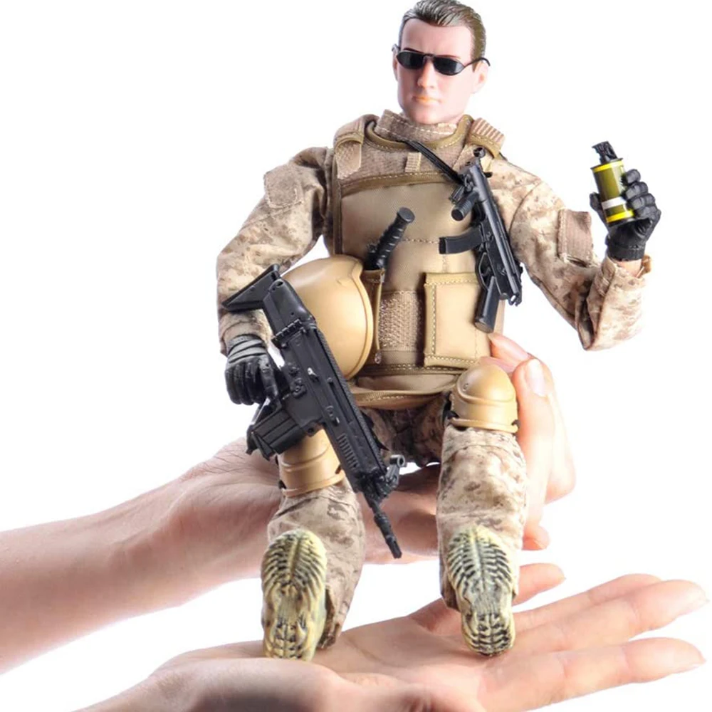 1-6-Scale-Clothes-Action-Figure-Dropship-Desert-Uniform-Set-USMC-1-6 ...