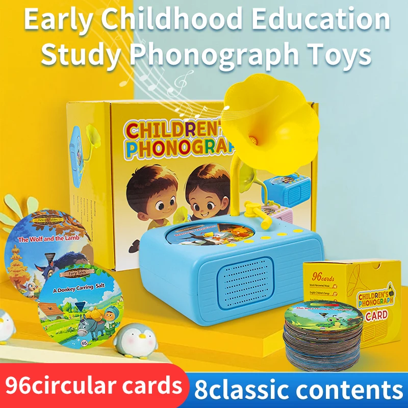 New-style-Children-s-Phonograph-Toy-Storytelling-Machine-for-Kids-with ...
