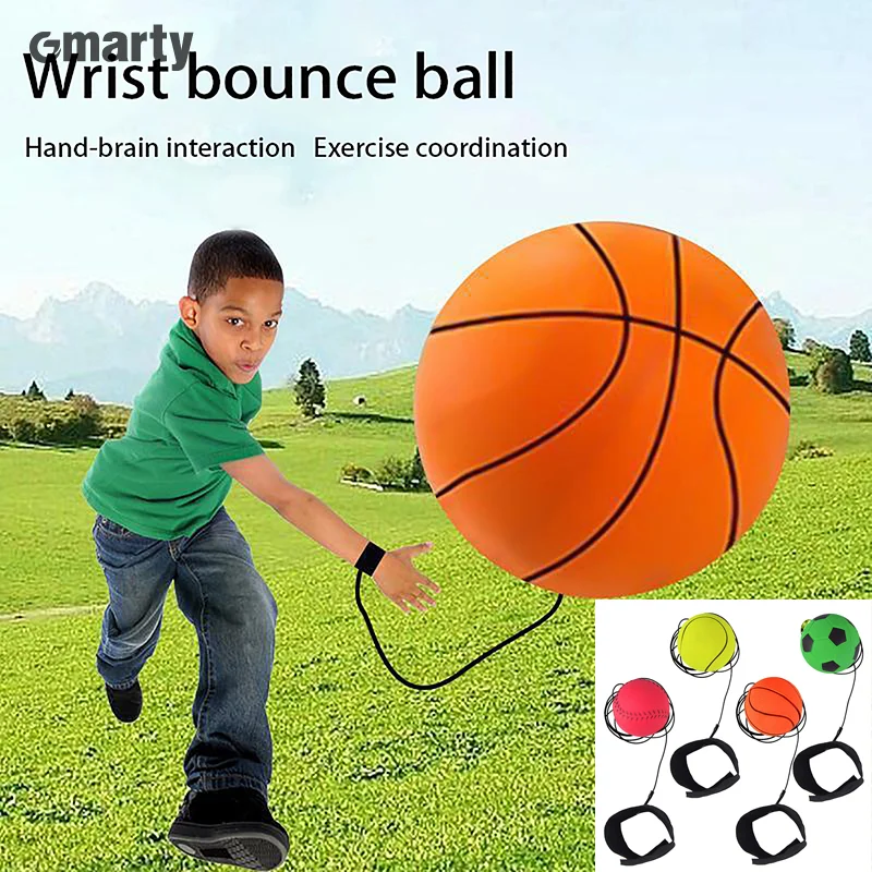 1PC-Return-Sponge-Rubber-Hand-Game-Exercises-Bouncing-Elastic-Sport-On ...
