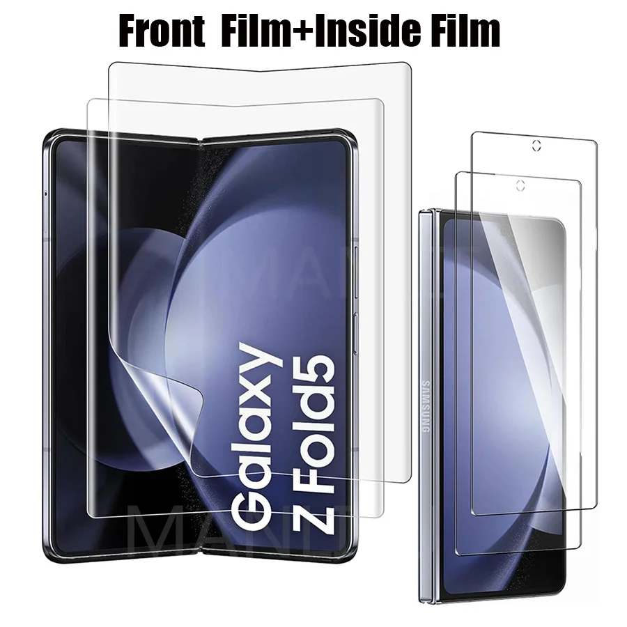 2in1 Front Matte Hydrogel Film Inside TPU Screen Protector for Samsung ...