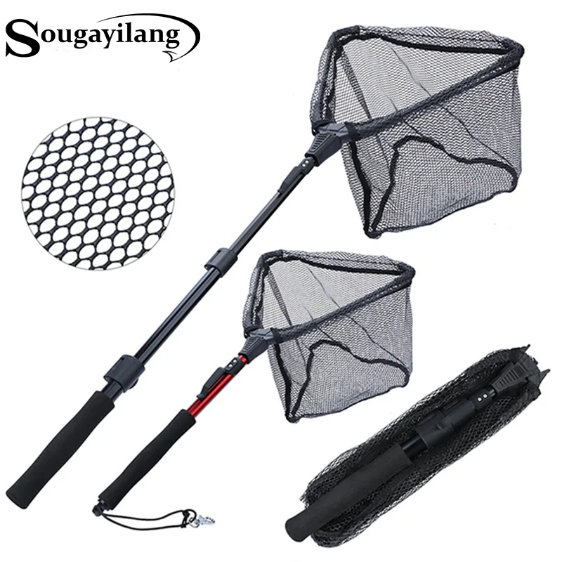 Sougayilang-70-95-112cm-Retractable-Fishing-Net-Telescoping-Foldable ...