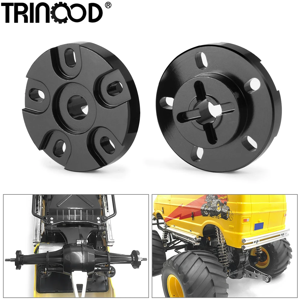 TRINOOD-2Pcs-Aluminum-Alloy-Wheel-Hex-Hub-Adapters-for-1-12-Tamiya ...