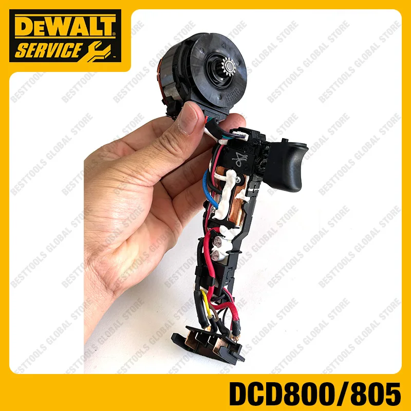 DC-18V-Motor-and-Switch-second-goods-NA034896-For-Dewalt-DCD800-DCD805 ...
