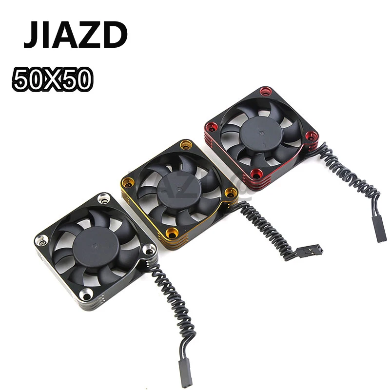 Metal-Motor-Cooling-Fan-10000RPM-Heat-Dissipation-50mm-Aluminum-for-RC ...