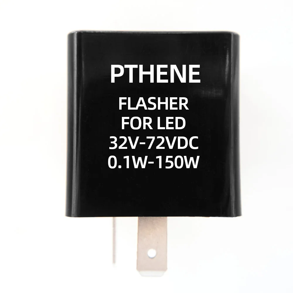Pthene Flasher Relay For LED 32V 48V 52V 60V 72V 2 Pin Frequency Relay ...